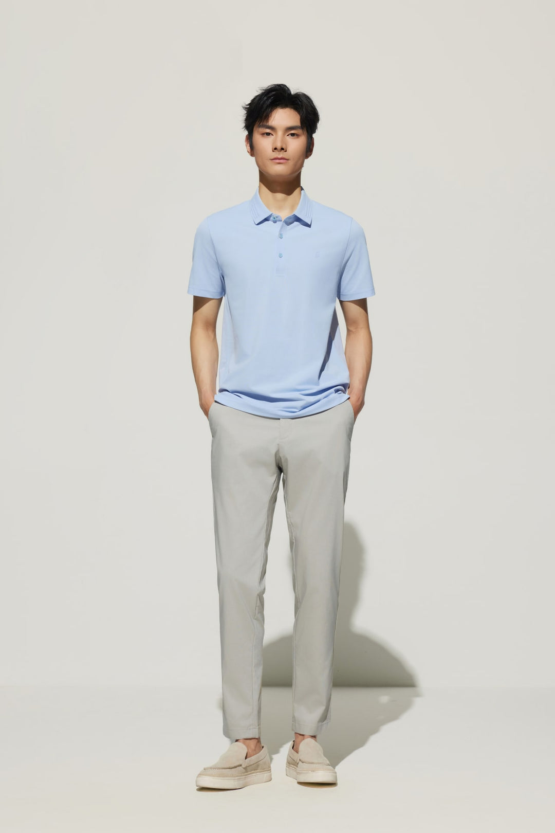 Super Light Mercerized Cotton Pique Smart Fit Short Sleeve Polo Tee ...
